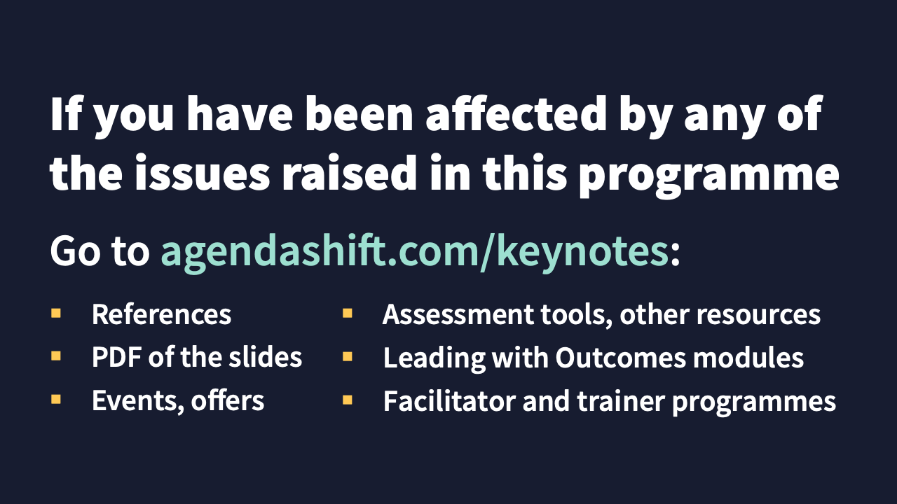 How to “create the conditions”: Engage, Invite, Celebrate | Agendashift™