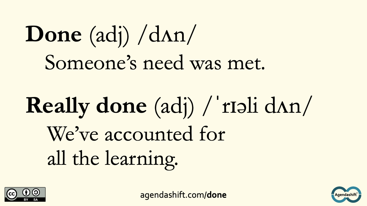 Done | Agendashift™